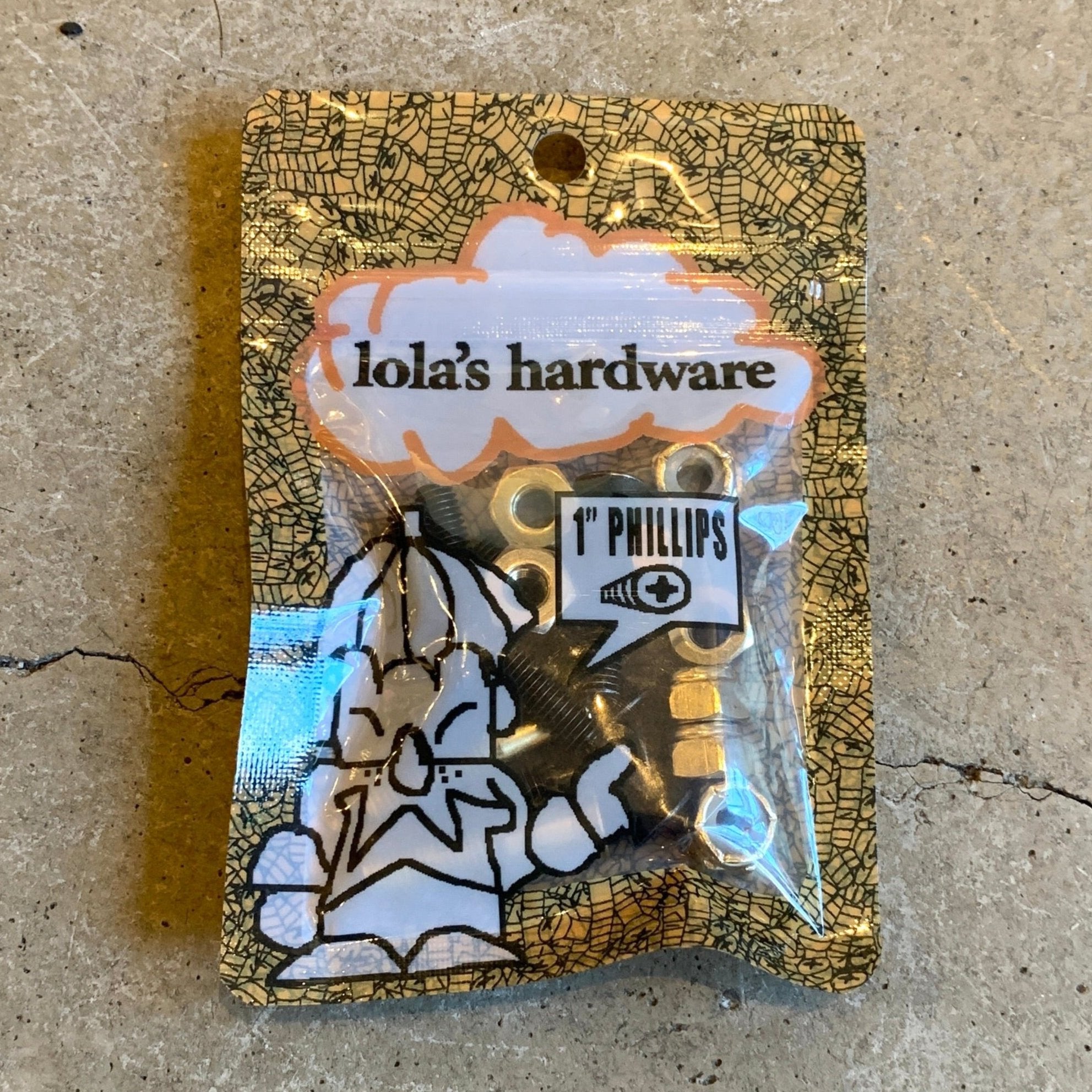 [LOLA'S HARDWARE] 1" INCH PHILLIPS HARDWARE – RIVERBIRCH SKATESHOP
