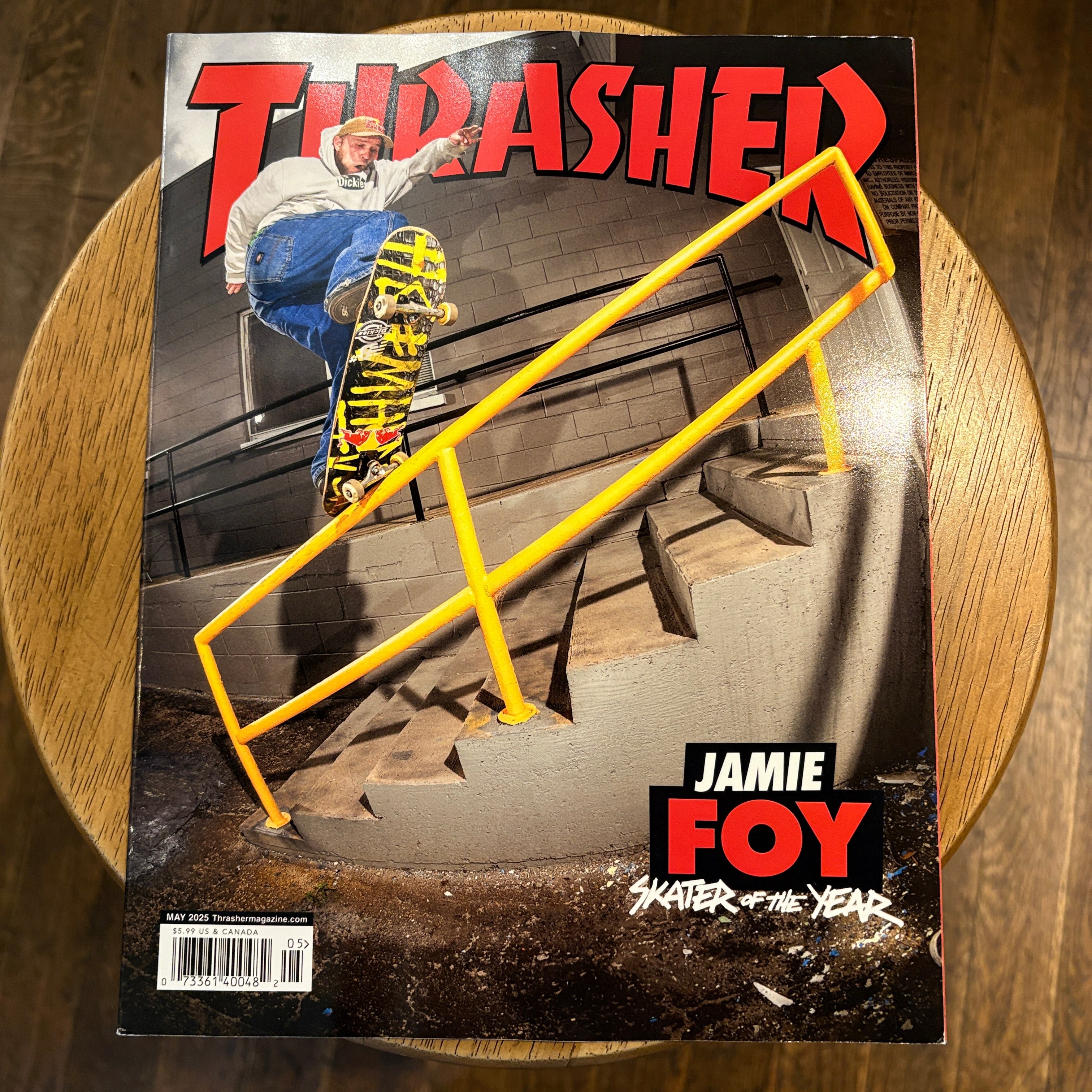 [THRASHER MAGAZINE] MAY 2025 issue #538 JAMIE FOY x SKATER OF THE YEAR ...